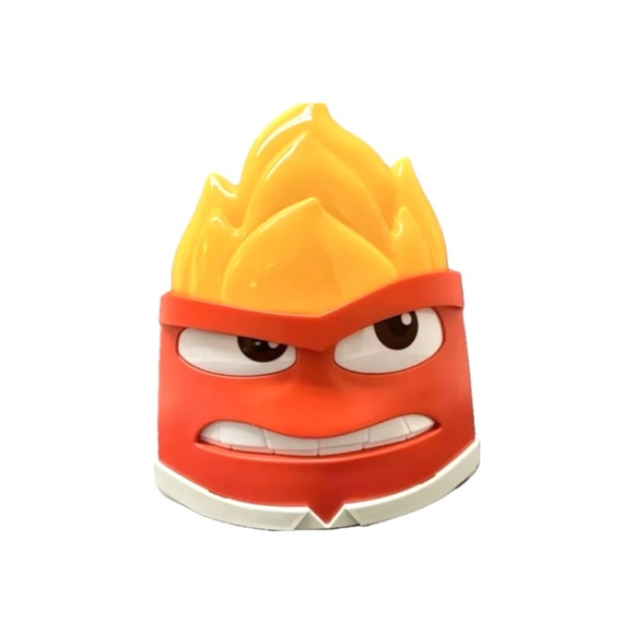 Disney | Other | Disney Inside Out 2 Anger Fire Light Up Popcorn Bucket ...